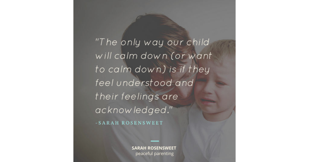 The Only Way Our Child Will Calm Down • Reimagine Peaceful Parenting